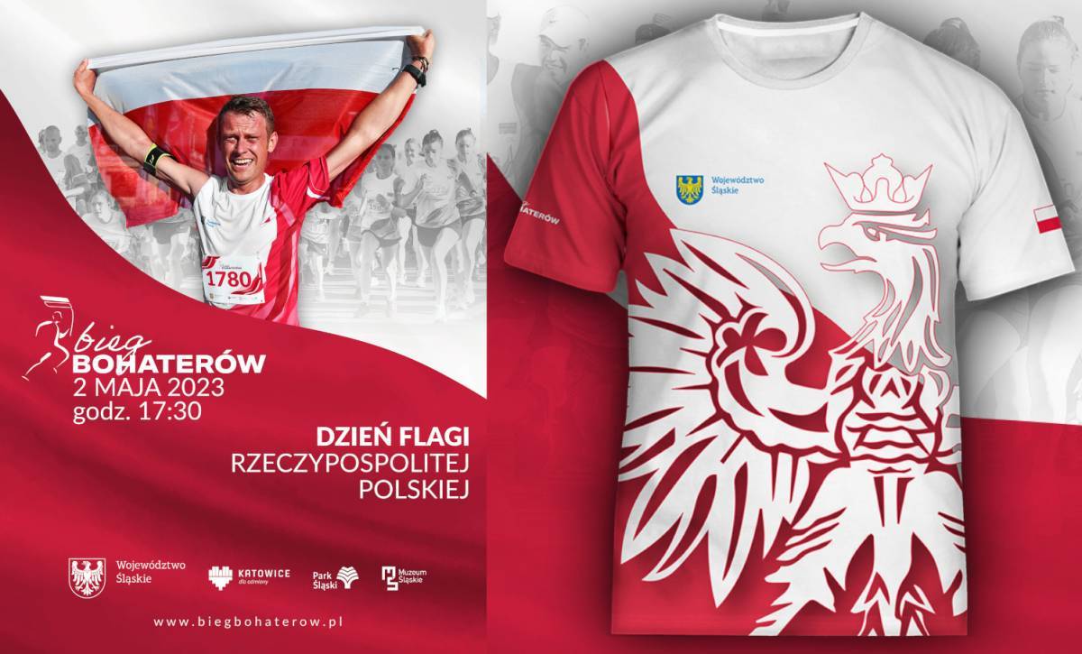 Już 2 maja Bieg Bohaterów. Meta w Parku Śląskim. ZAPRASZAMY - Park Śląski